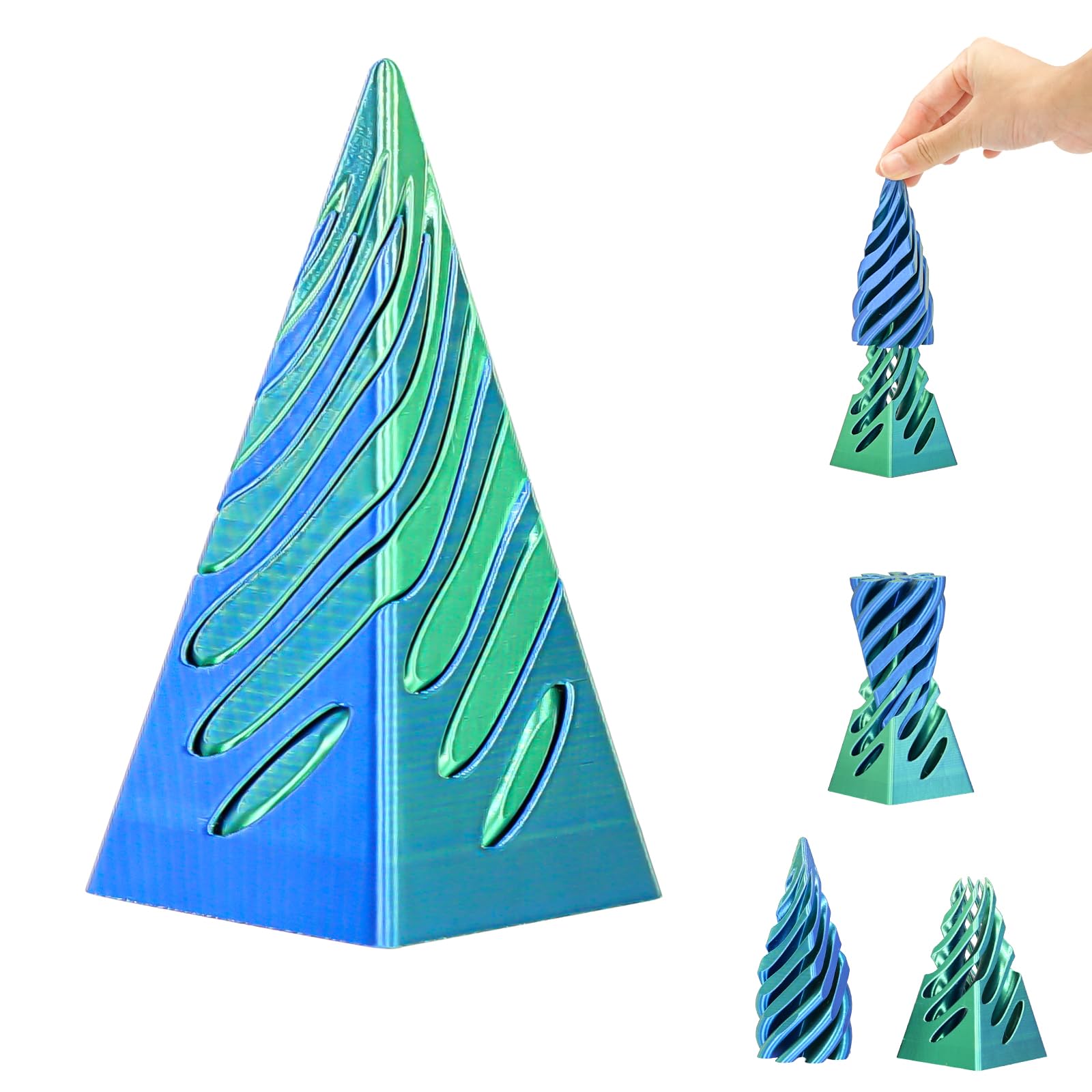 Snapklik.com : Impossible Pyramid Passthrough 3D Printed Statue ...