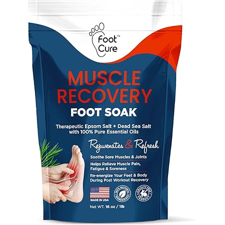 Amazon.com: Tea Tree Oil Foot Soak with Epsom Salt - For Toenail Repair ...