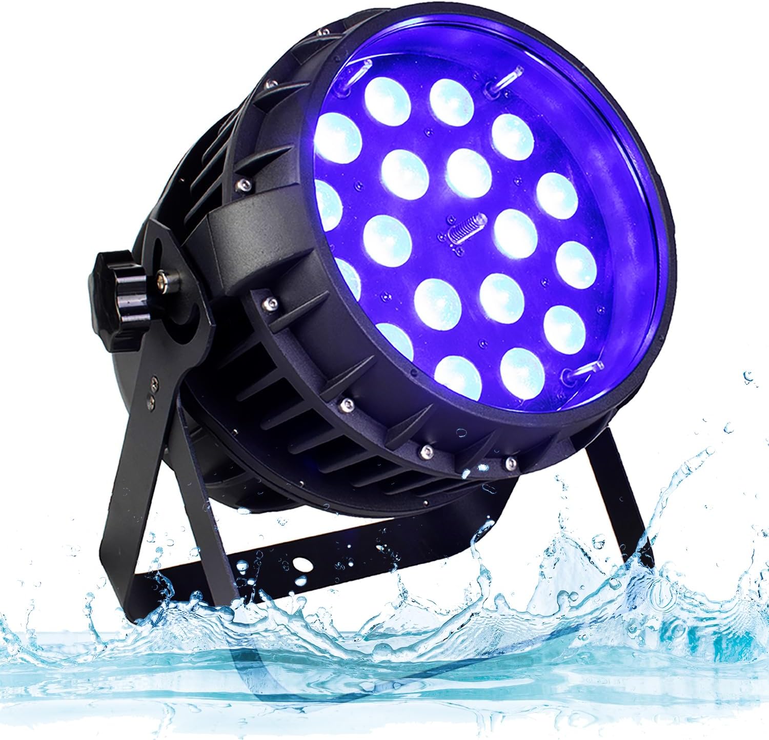 Amazon.com: SHEHDS 18x18W IP65 Waterproof LED PAR Lights, RGBWAP, 15 ...