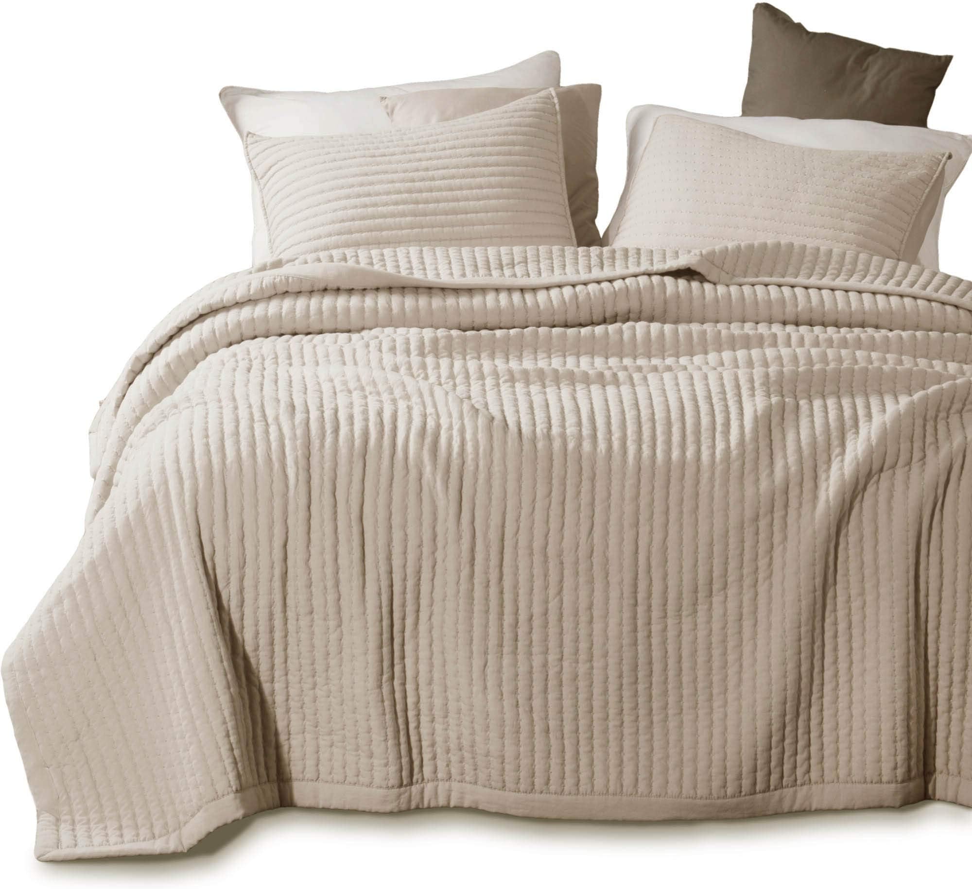 Amazon.com: Nate Home by Nate Berkus Solid All-Season Cotton Textured ...