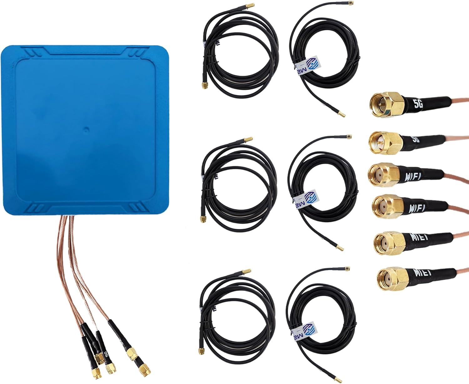 Amazon.com: Maswell 6 Combo 5G 2X2 MIMO Plus WIFI7 4X4 MIMO 700-6000MHz Antenna Cellular 5G/4G ...