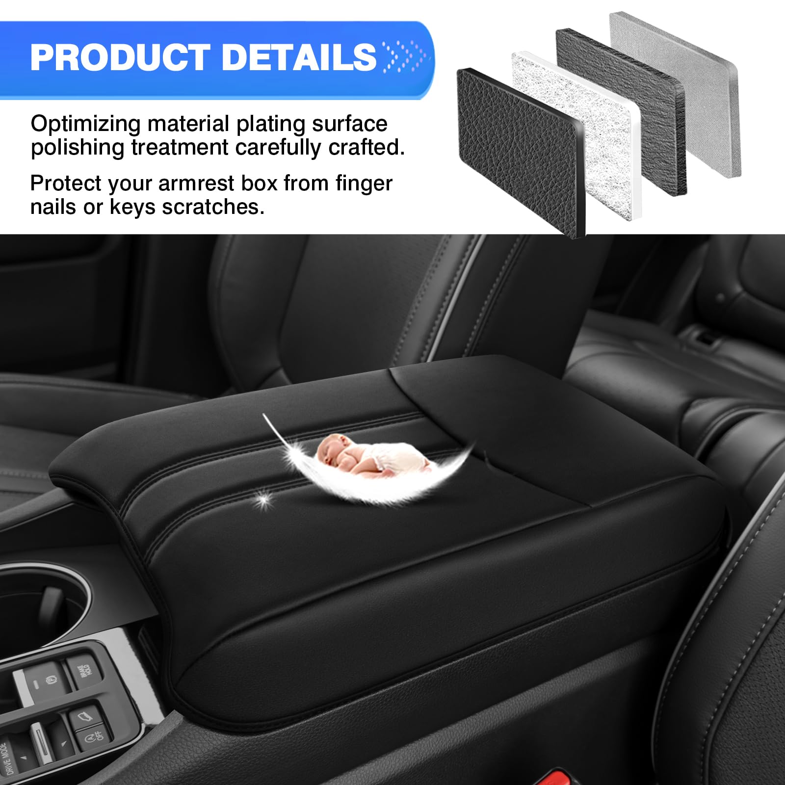 Honda Crv 2025 Accessories Custom Center Console Cover For 2023-2025 ...