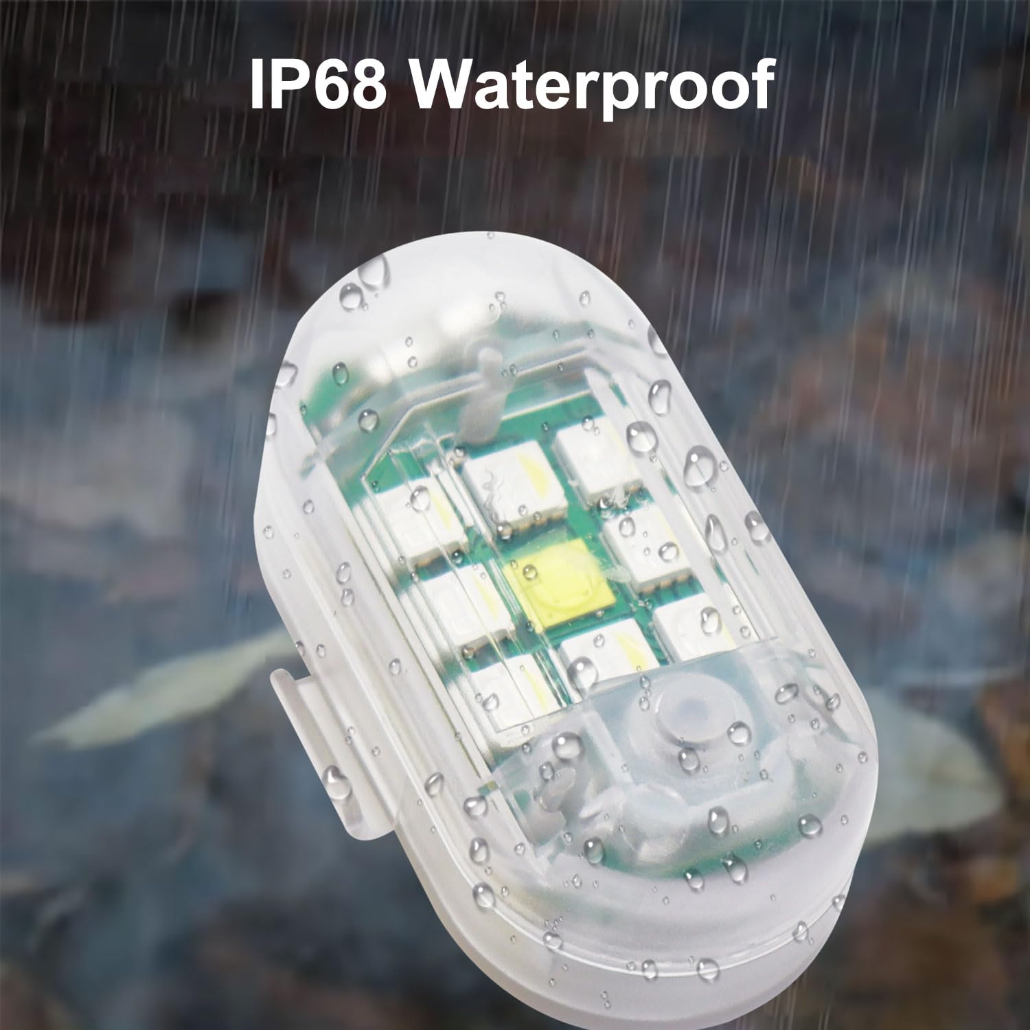Snapklik.com : 4Pcs LED Anti-Collision Strobe Lights