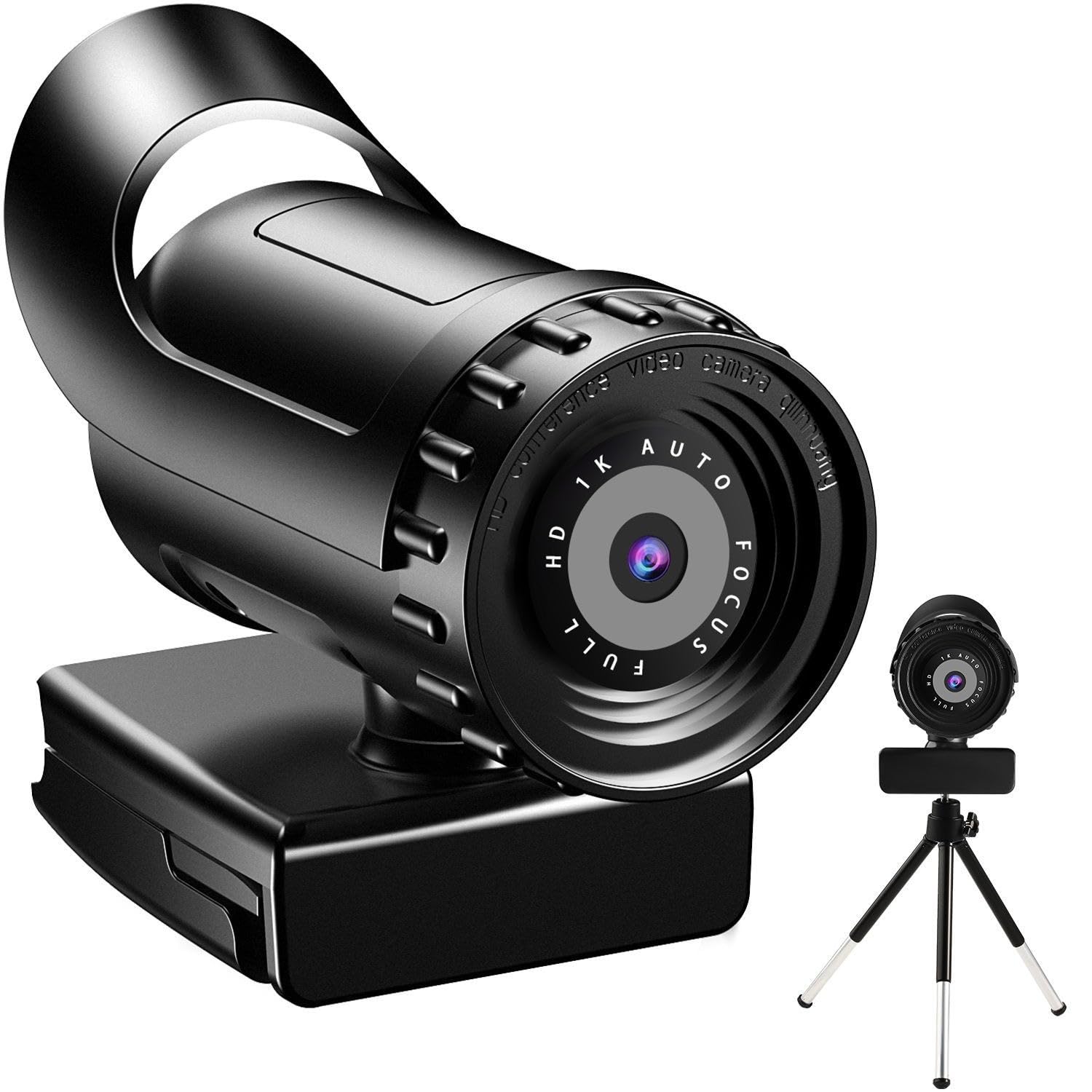 Amazon.com: Laviniar 4K Webcam with Built-in Microphone Wide Angle View ...