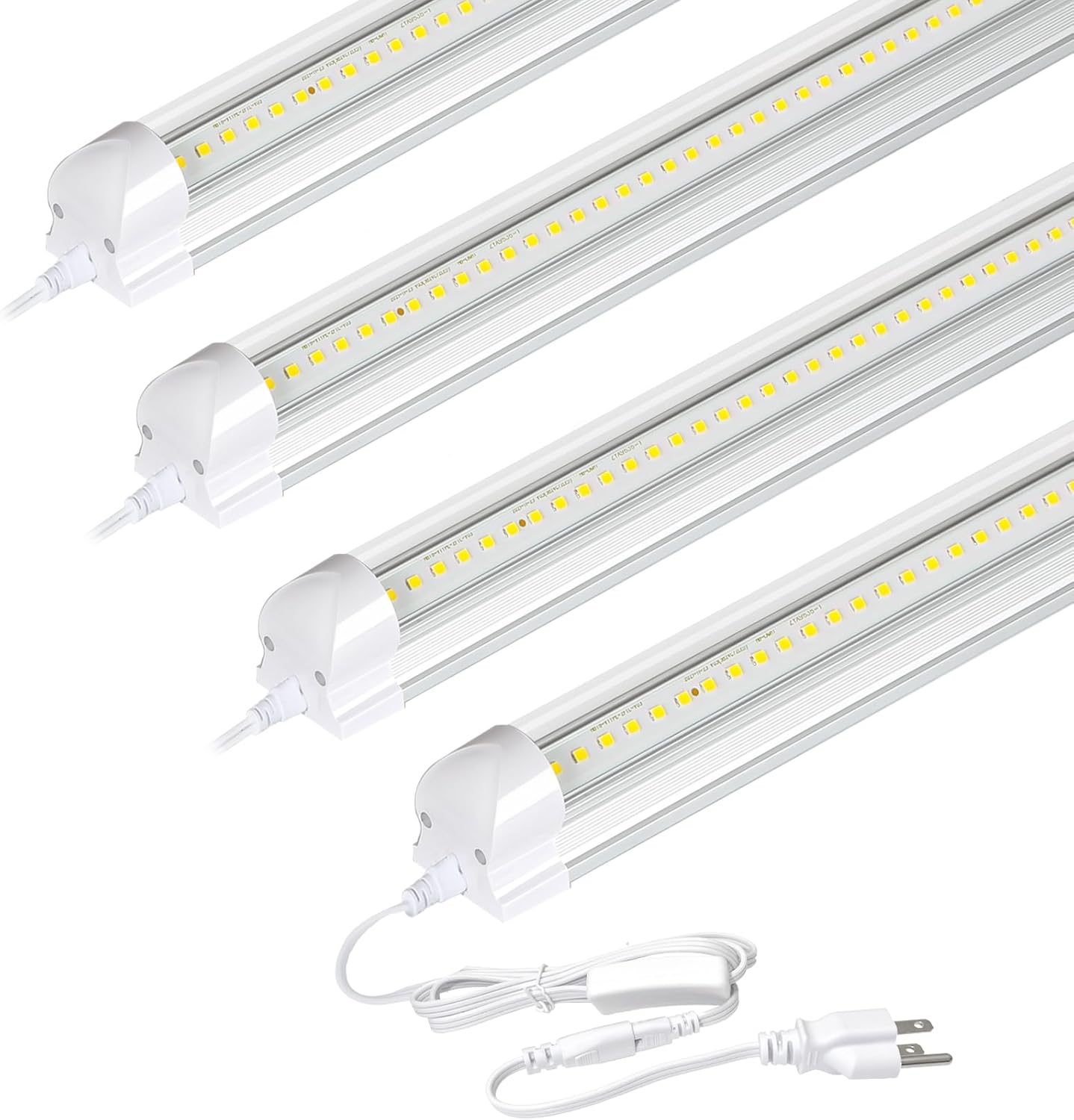 Hykolity 50W 5FT LED Shop Light, 6500lm 6500K Super Bright White, V ...