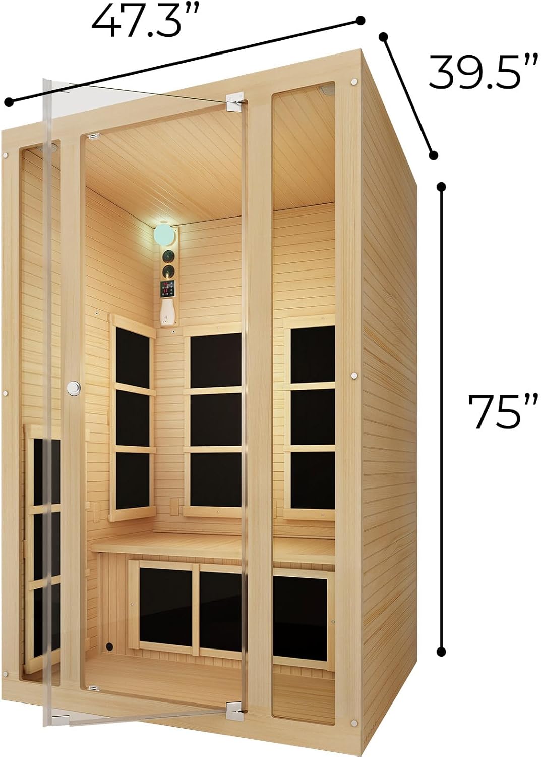 Jnh Lifestyles 2 Person Sauna