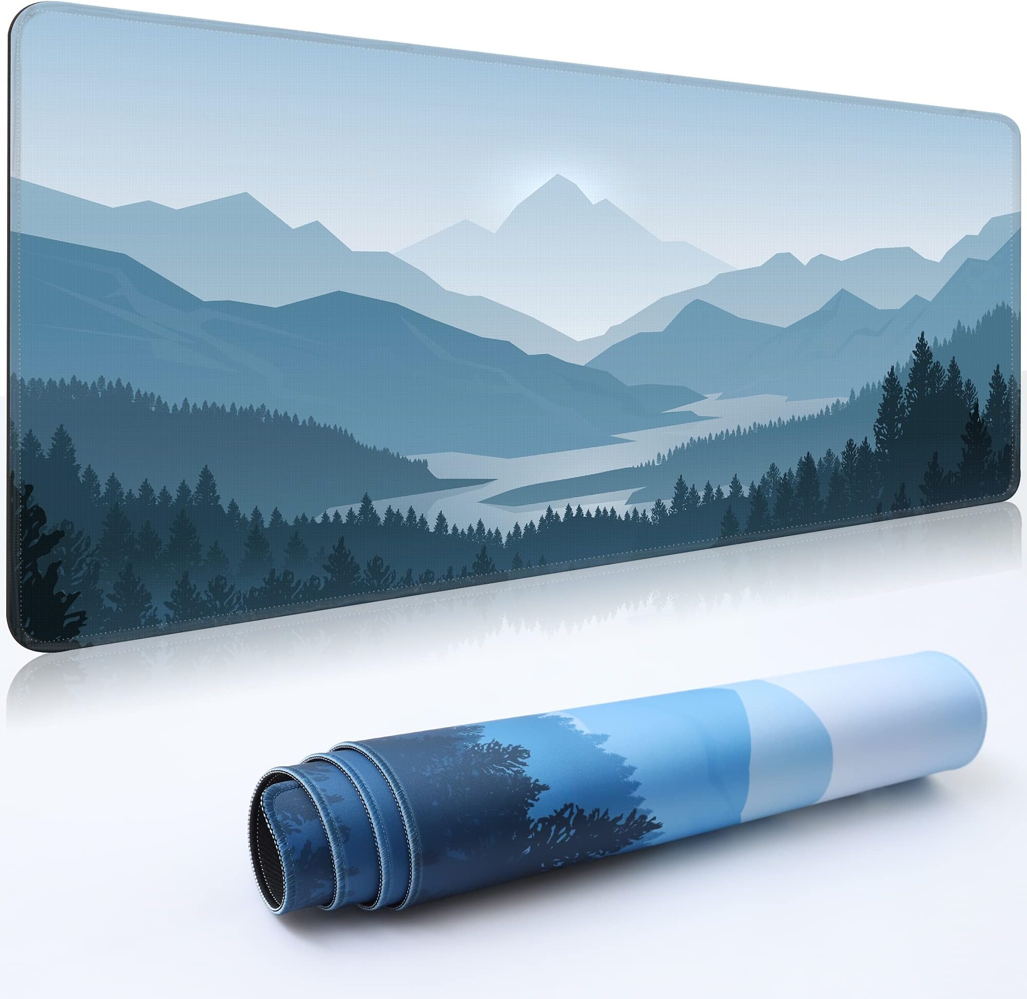 Amazon.com : Desk Mat,Large Mouse Pad 35''×15.6''×0.12'' XXL Extended ...