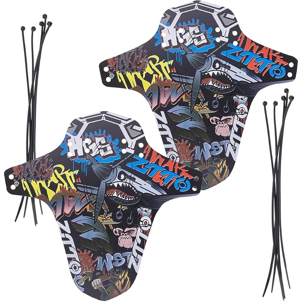 Mountain Bike Fender 26 27.5 29 Inch 2-Piece MTB Mud Guard Set - Carbon Fiber Fenders For 26-29 ...