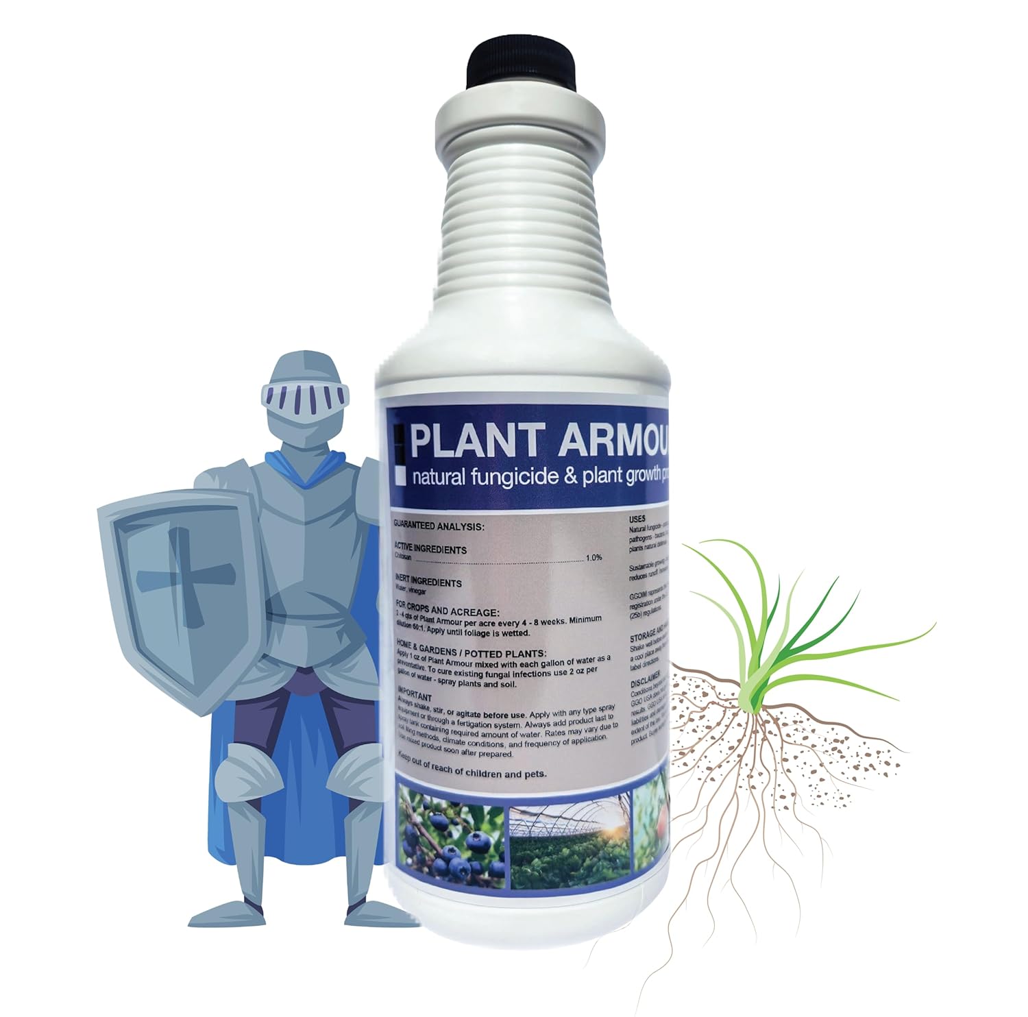 Amazon.com : GGO Plant Armour Natural Fungicide & Plant Growth Promoter ...