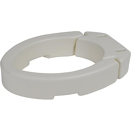 Amazon.com: Essential Medical Supply Raised Elevated Toilet Seat Riser ...