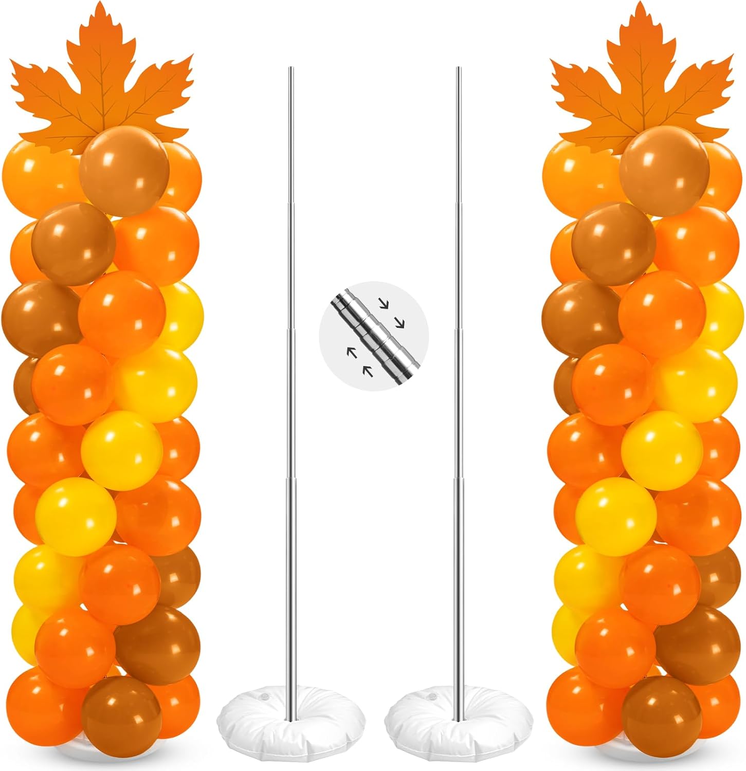 Amazon.com: Gemscream 2 Sets of Thanksgiving Fall Balloon Column Stand ...