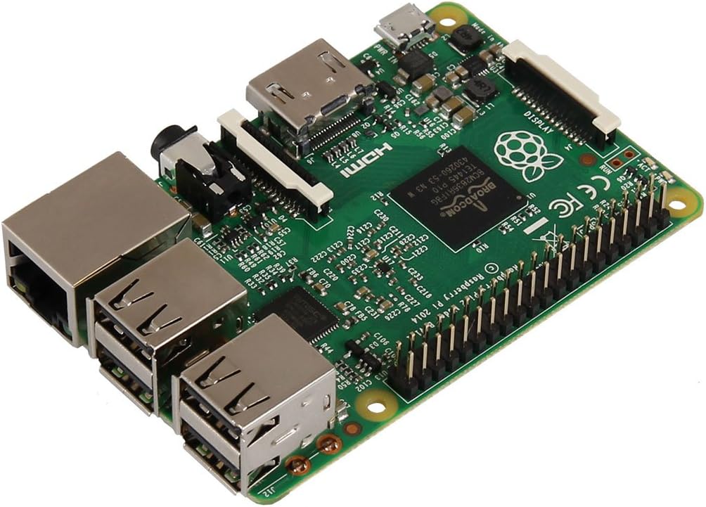 Amazon.com: Raspberry Pi 2 Model B Desktop (Quad Core CPU 900 MHz, 1 GB ...