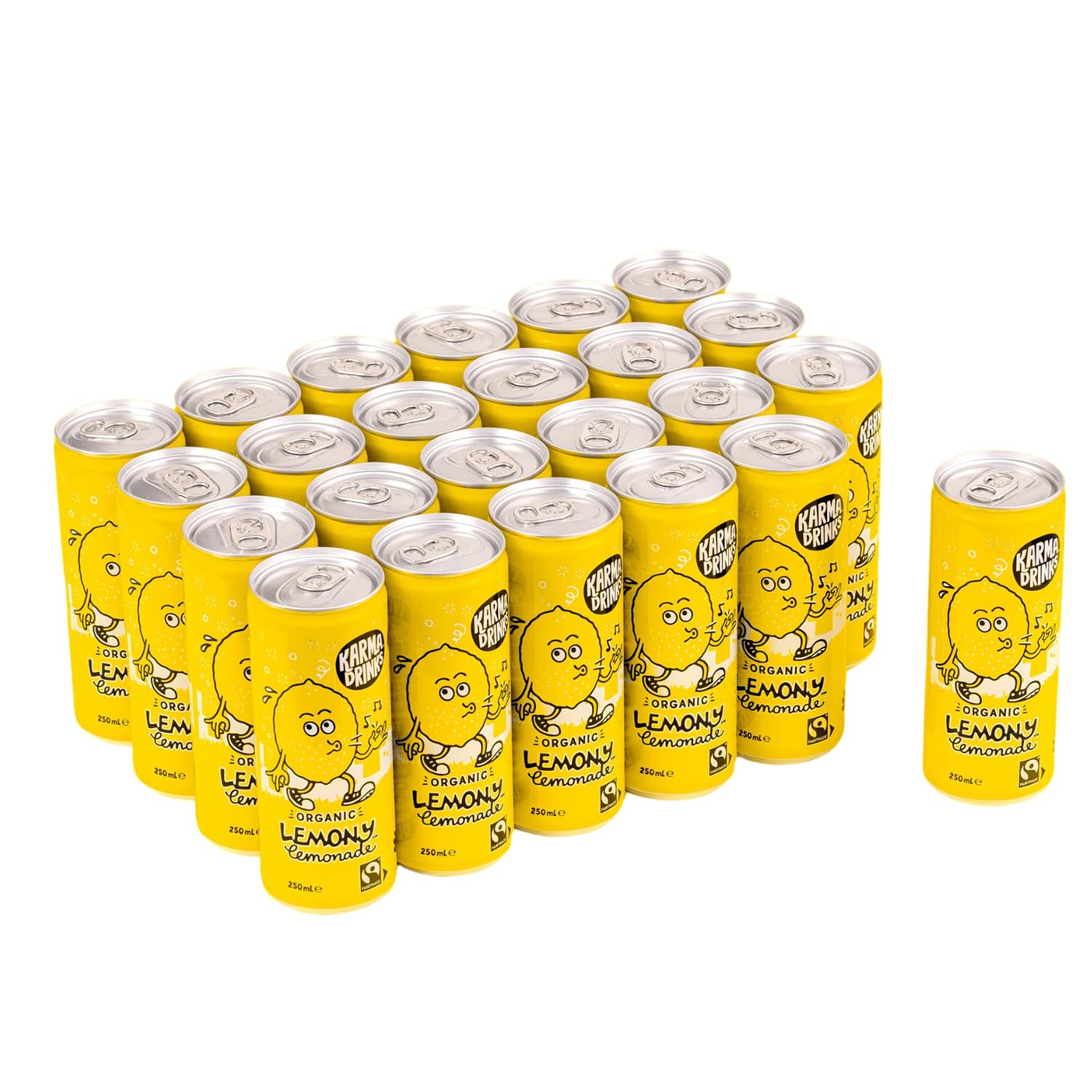 Karma Drinks Lemony Lemonade (24 x 250ml Cans), Natural Ingredients ...