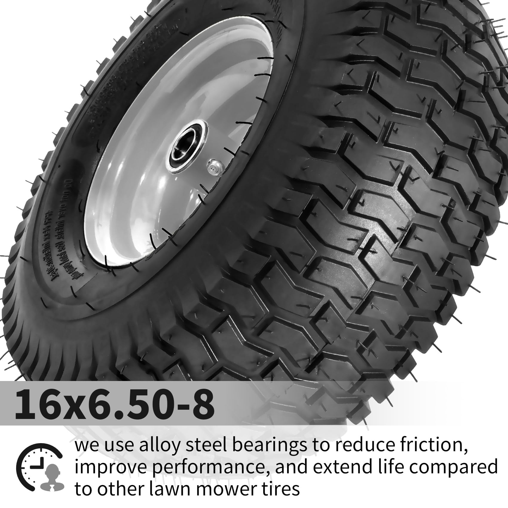 Snapklik.com : 16x6.50-8 Lawn Mower Tires, Riding Lawn Mower And ...
