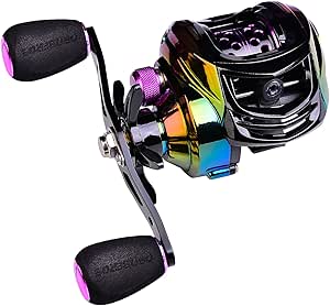 Amazon.co.jp: ROWCES 9 + 1 BBベアリングフィッシングベイトキャストリール高速7.2：1フィッシングリールベイトキャストホイール左/右ハンドフィッシングアクセサリー ...