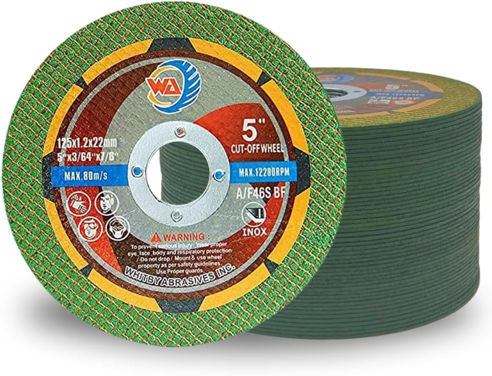 Amazon.com: Makita B-12647-10 5" x .040" x 7/8" INOX Thin Cut-Off Wheel ...