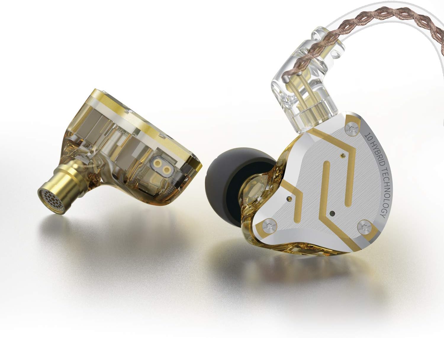 Amazon.com: KZ ZS10 Pro Metal Headset 4BA+1DD Hybrid 10 Drivers HiFi ...