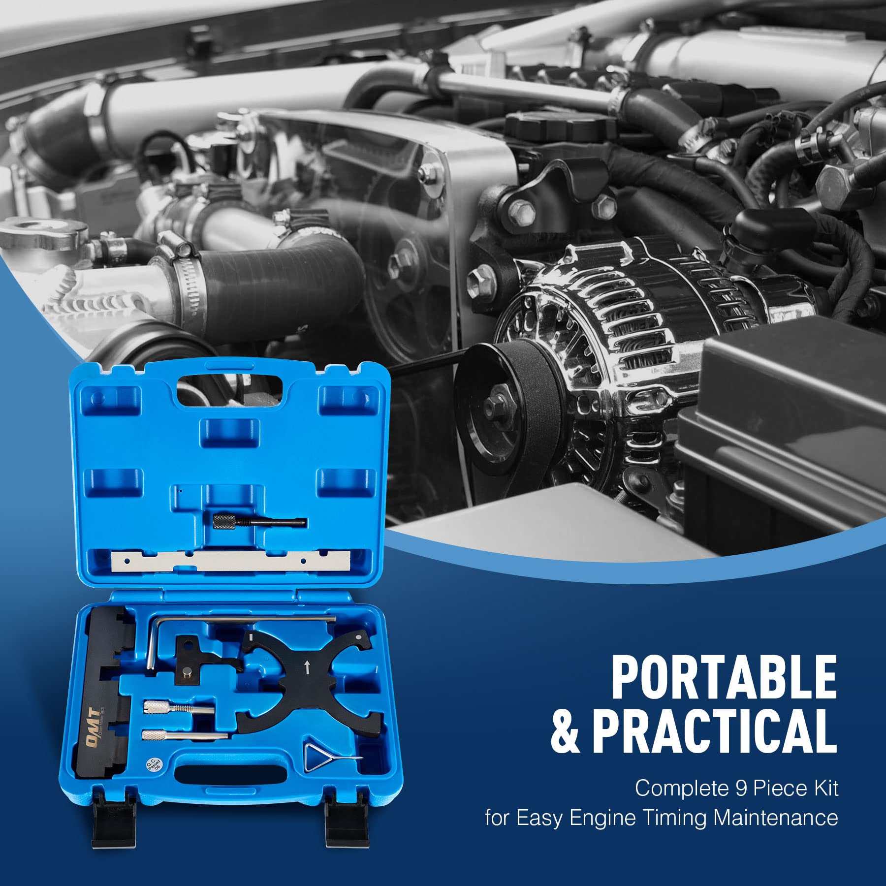 Orion Motor Tech Engine Timing Tool Kit, Crankshaft and Camshaft Timing ...