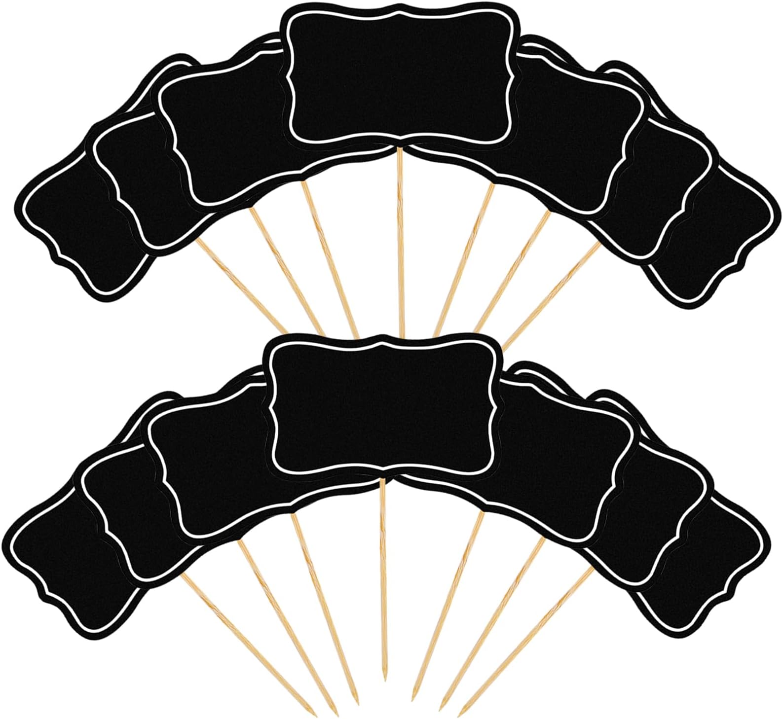 2 Set of 48 Pcs Cheese Markers for Charcuterie Board, Blank Toothpic ...