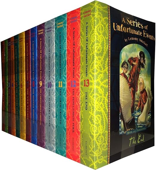 Amazon.com: A Series of Unfortunate Events 13-Book Collection Pack Set ...