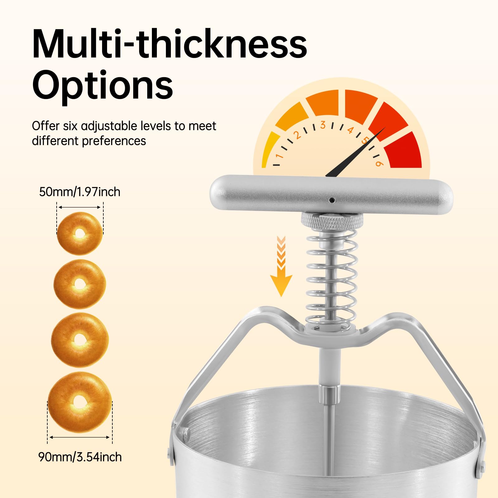 Maquina De Mini Donas VEVOR Donut Depositor 5L Capacity Donut Dropper ...