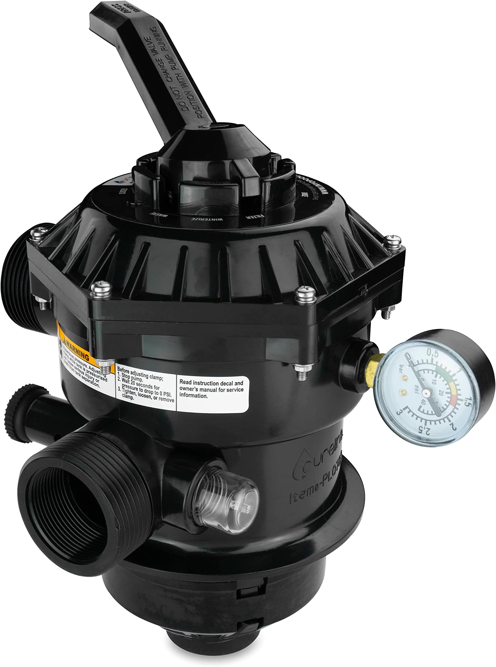 Amazon.com: Pentair 262506 1-1/2-Inch 6-Way Clamp Style Valve ...