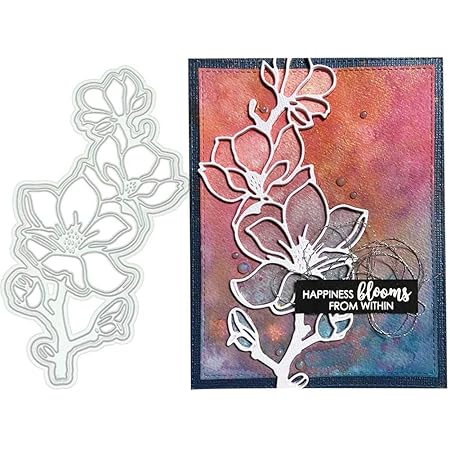 jiashemeng Napacoh Matrice De Coupe, Fleur en Métal Scrapbooking Découpe Die Bricolage Papier ...