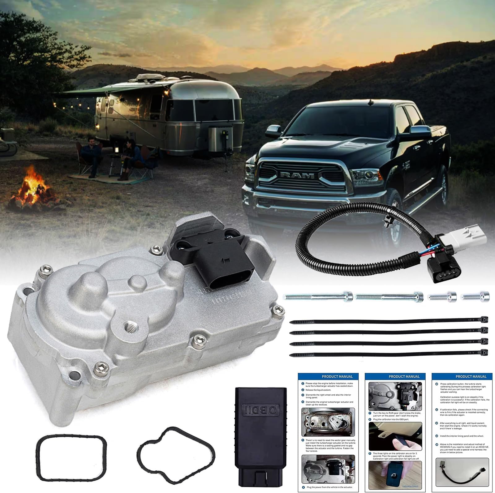 Amazon.com: OEM HE300VG Turbo Actuator Compatible with 6.7L Cummins ...