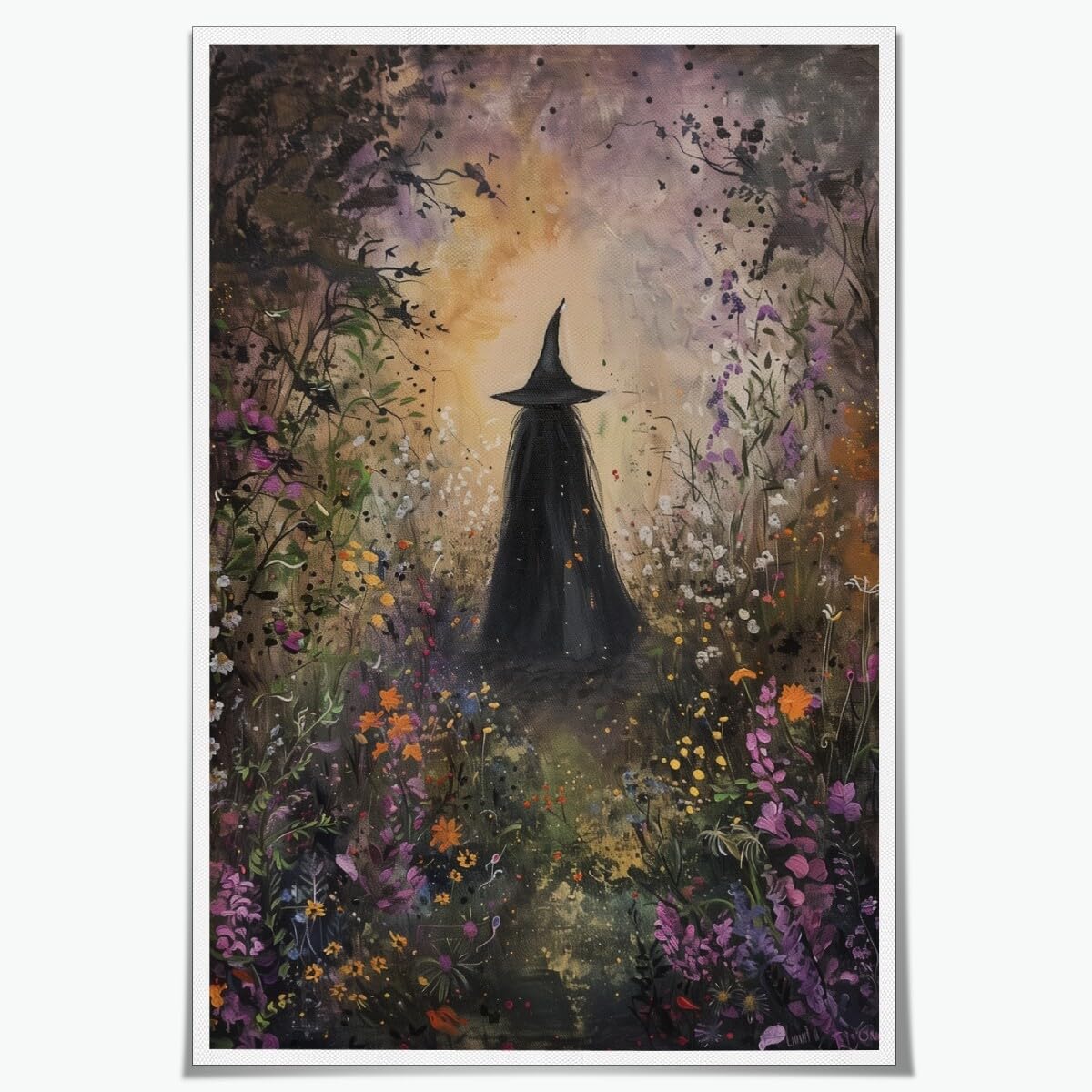 Beautiful Halloween Witches Drawings ACEO Wild Cherry RYTA Halloween