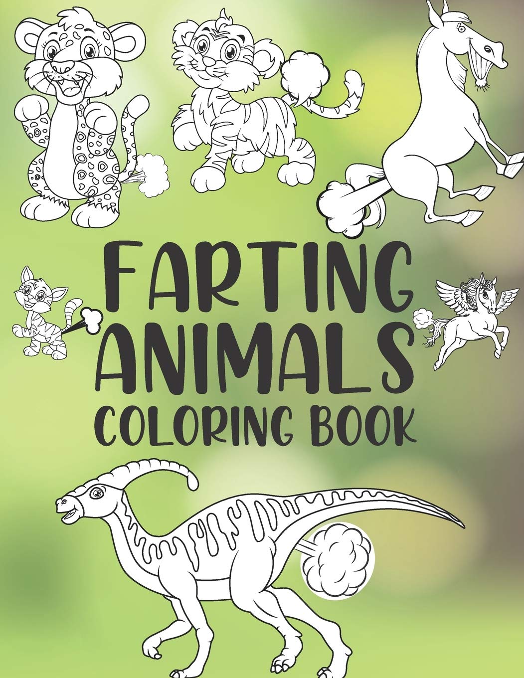 Buy Farting Animal Coloring Book: Farting Animals Coloring. Cute ...