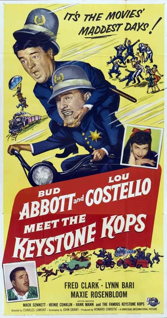 Amazon.com: Abbott and Costello Meet the Keystone Kops Movie Poster (20 ...