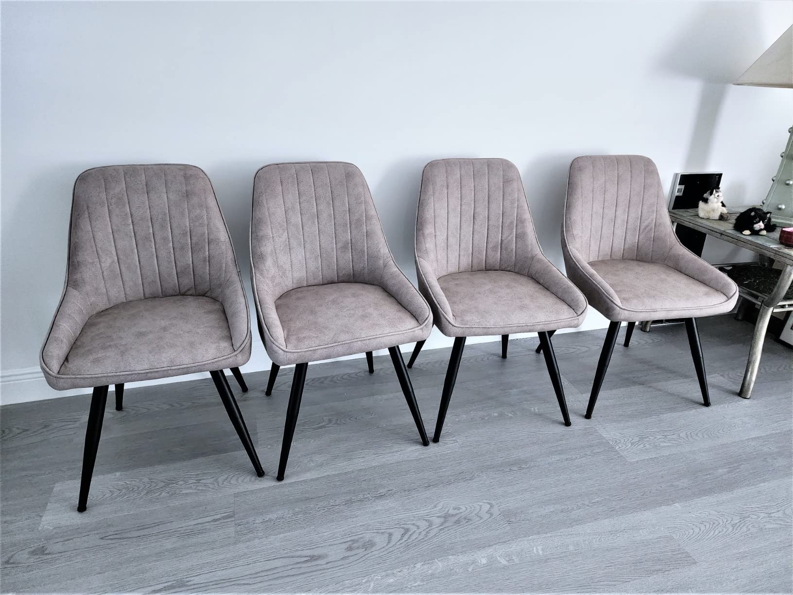 $25/mo - Finance Alunaune Modern Dining Chairs Set of 2 Upholstered ...