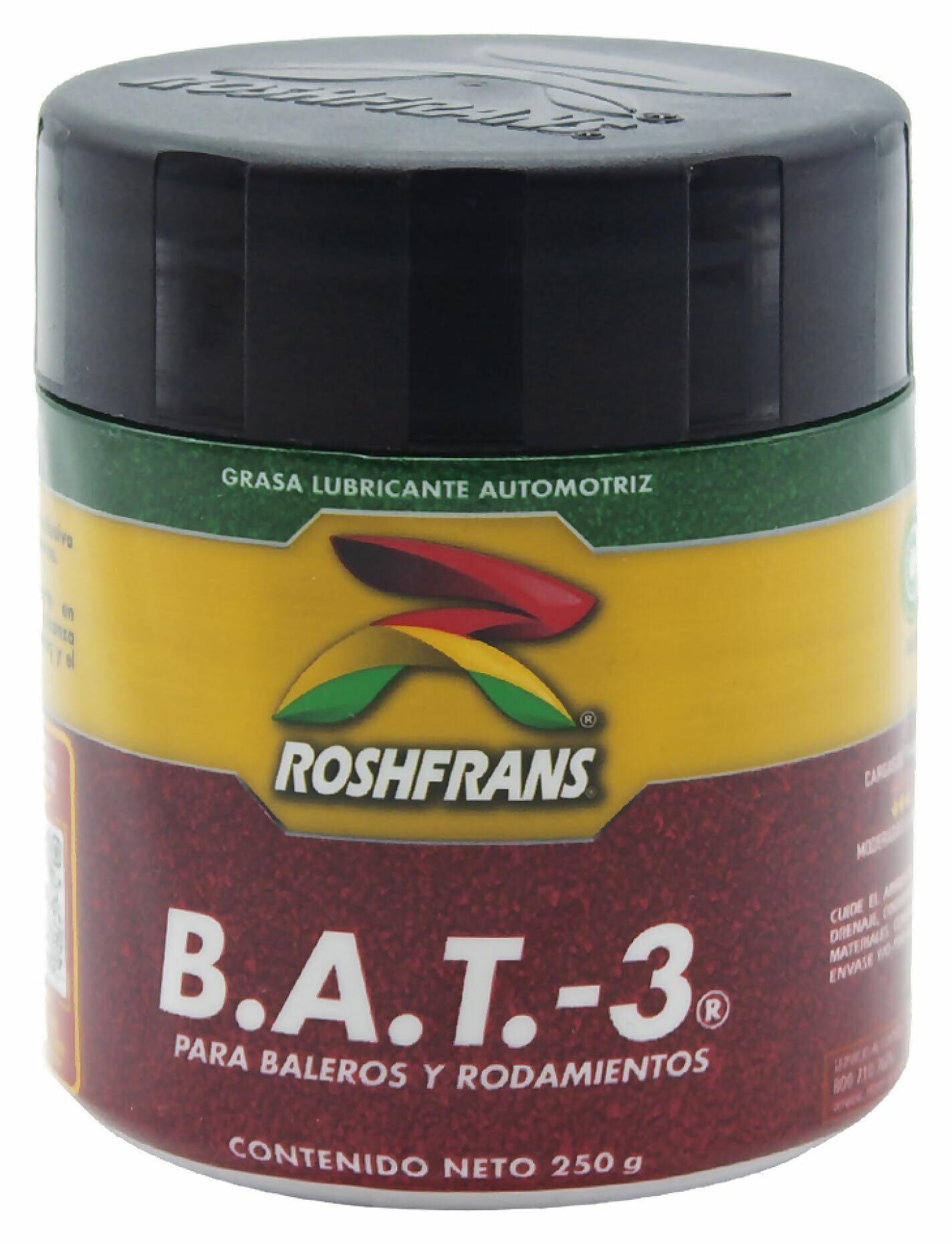 ROSHFRANS Grasa Lubricante BAT3 Tarro 250 Gramos : Amazon.com.mx ...