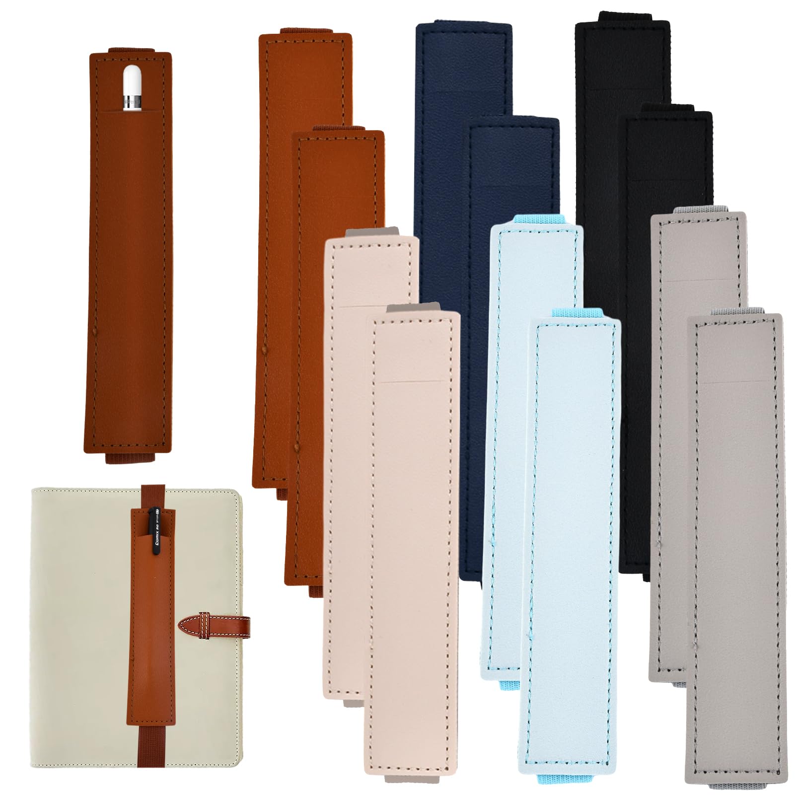 Amazon.com: homfanseec 12 Pcs Leather Adjustable Elastic Band Loss ...