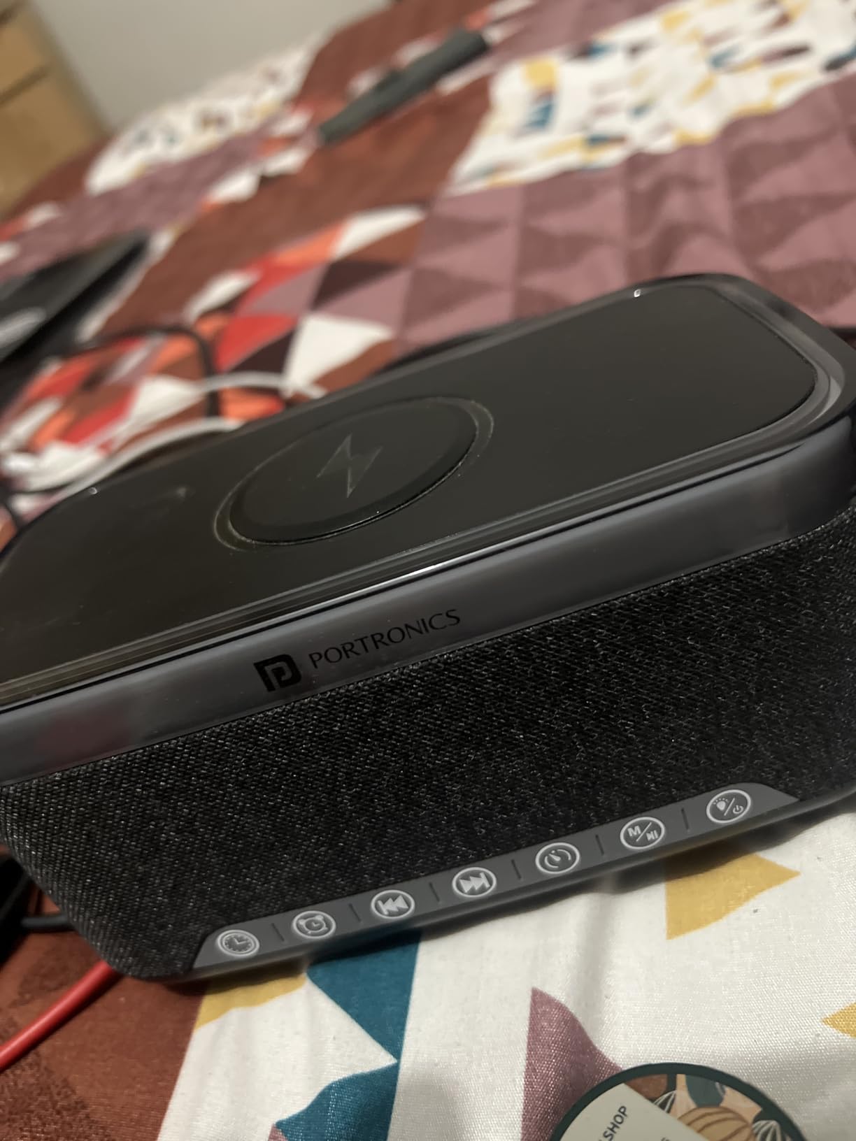 Portronics Trifusion 16W HD Sound Bluetooth Speaker with 15W Wireless ...