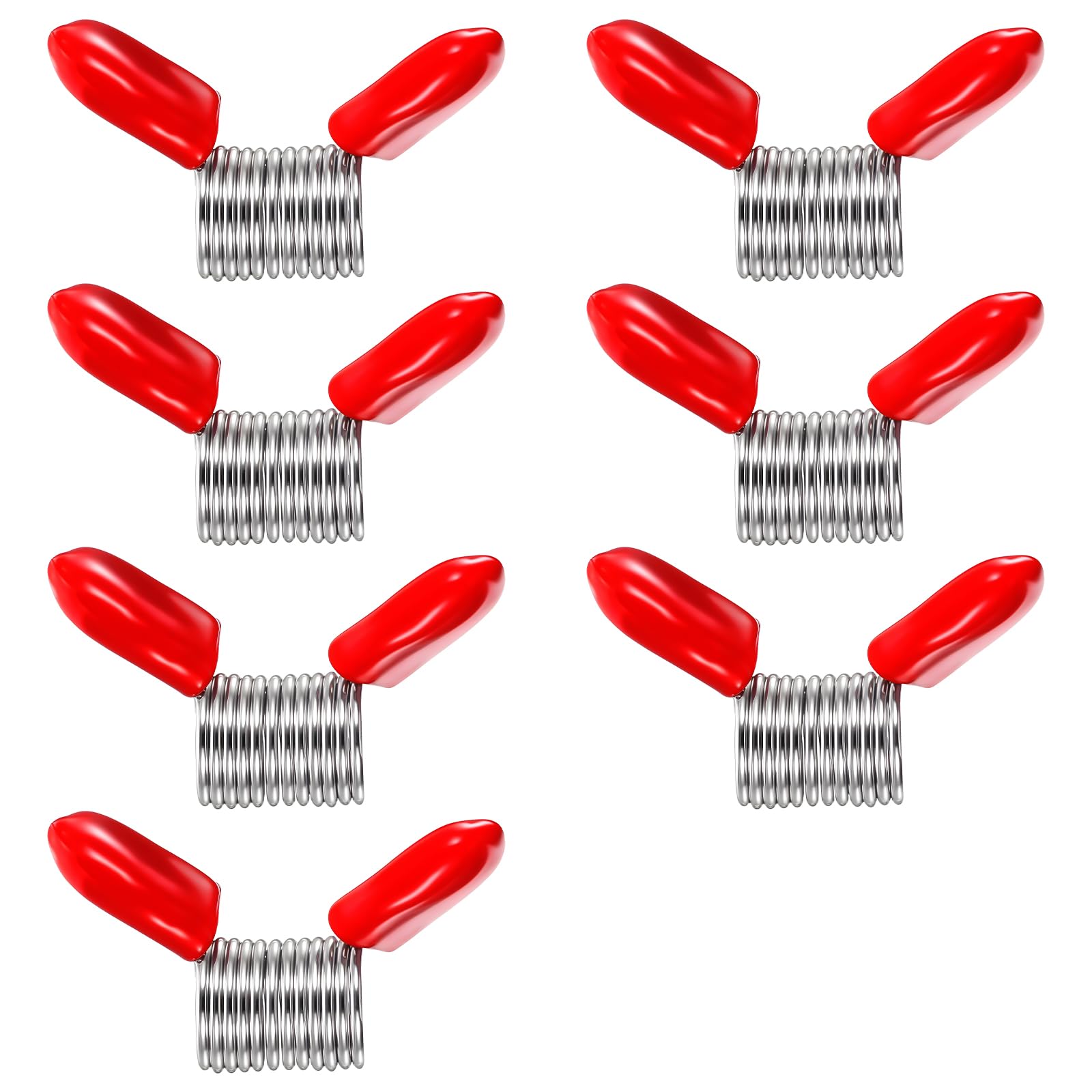 Amazon.com: Yuanchu 8Pcs Soft Flex Bead Clamps, Bead Clamps with Red ...
