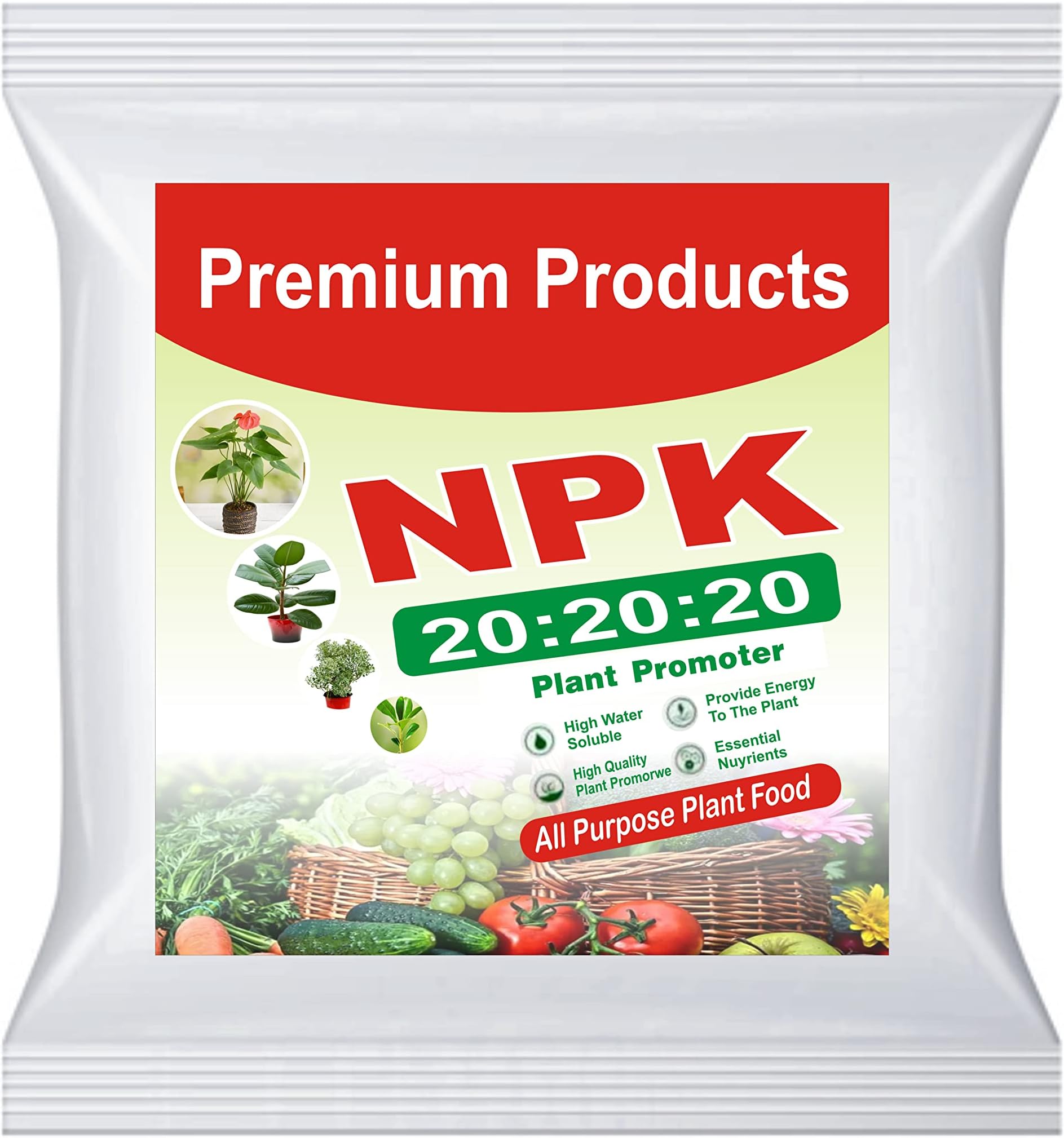 Premium Products NPK 20 20 20 Fertilizers for Plants | Complete Plant ...