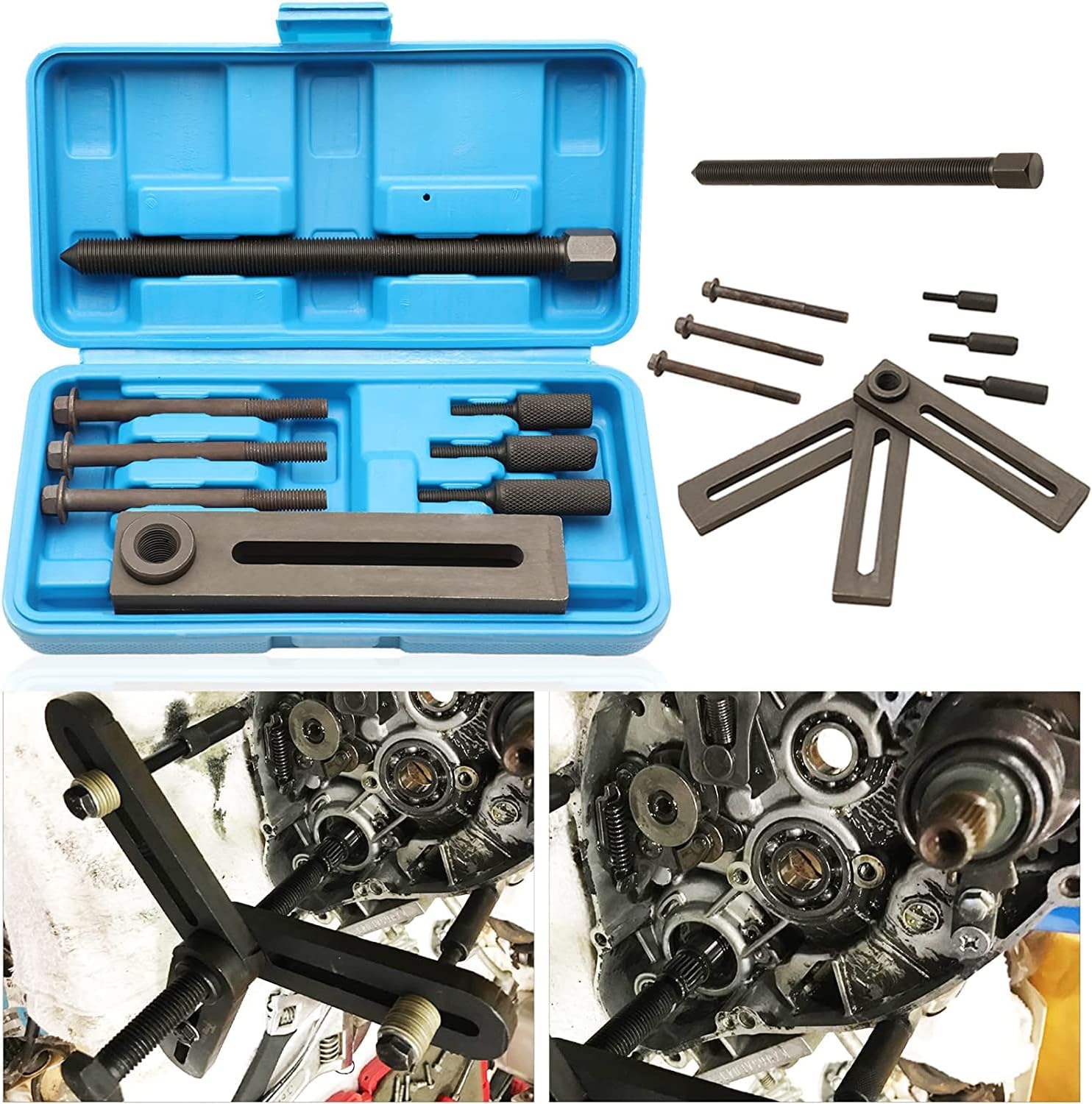 Amazon.com: Crankcase Splitter Tool Kit 360 Degree Adjustable Bearing ...
