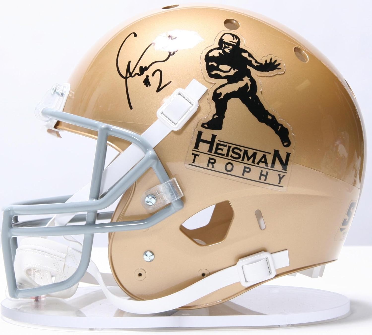 Amazon.com: Cam Newton Autographed Fs Helmet - JSA Certified ...