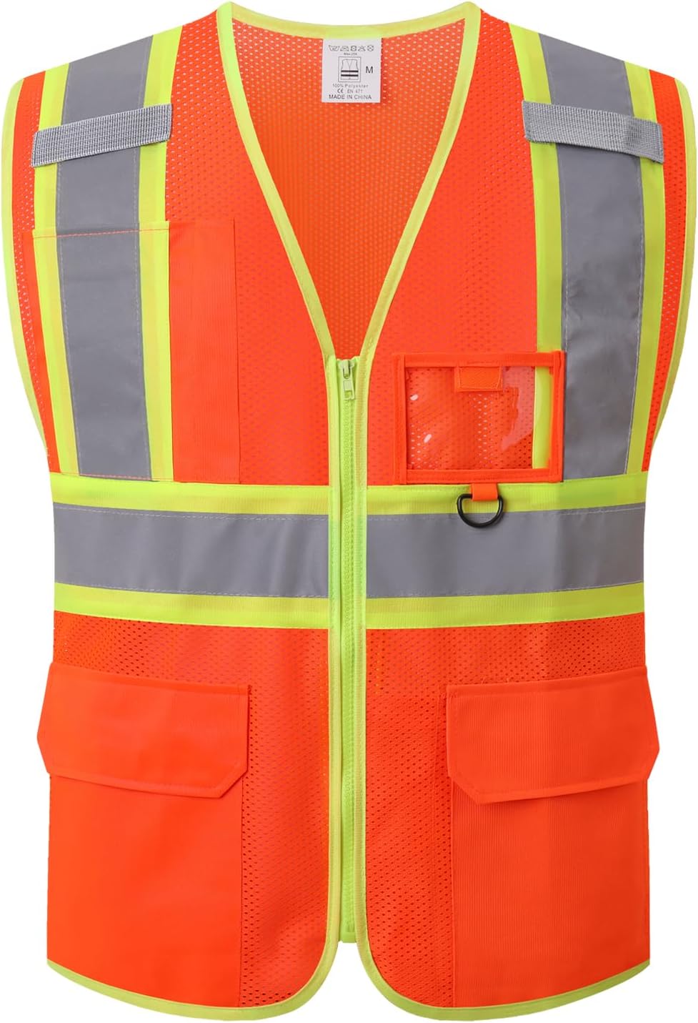 LaienSafety Safety Vest for Men Women,Hi Vis Construction Mesh Class 2 ...