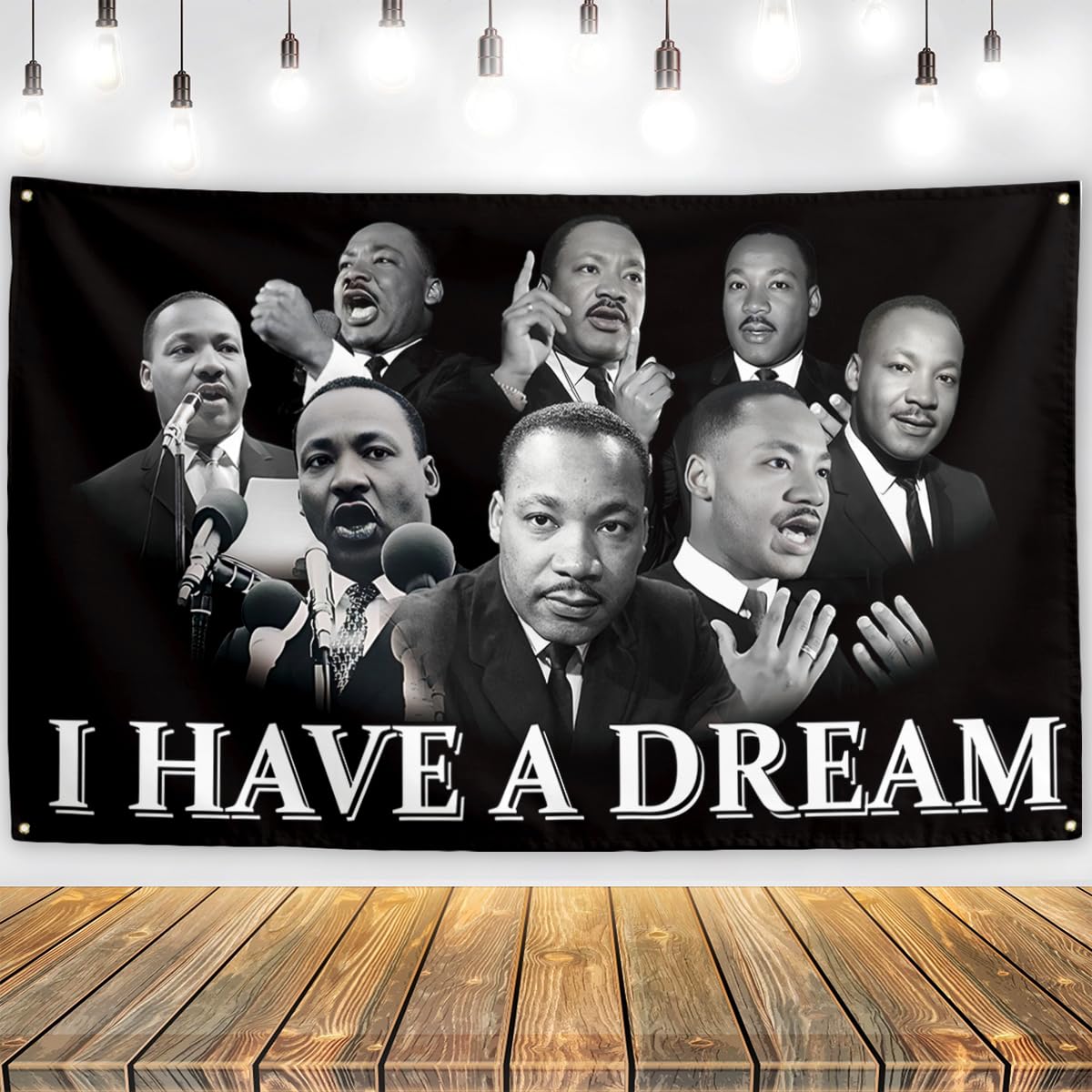 Amazon.com: Martin Luther King Jr. Day Backdrop I Have A Dream Banner ...