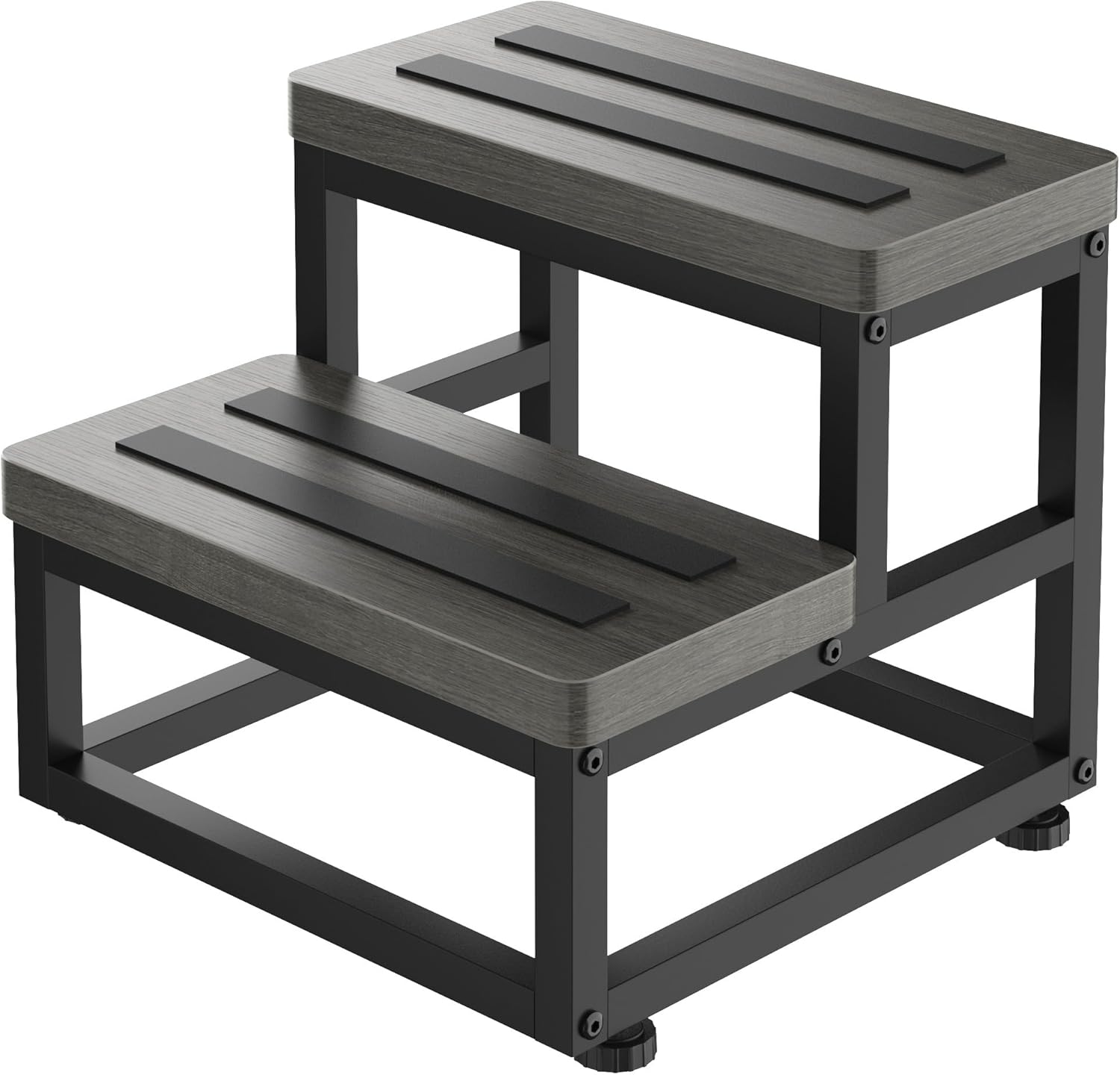 Amazon.com: 2 Step Wooden Step Stools for Adults Kids, Heavy Duty ...