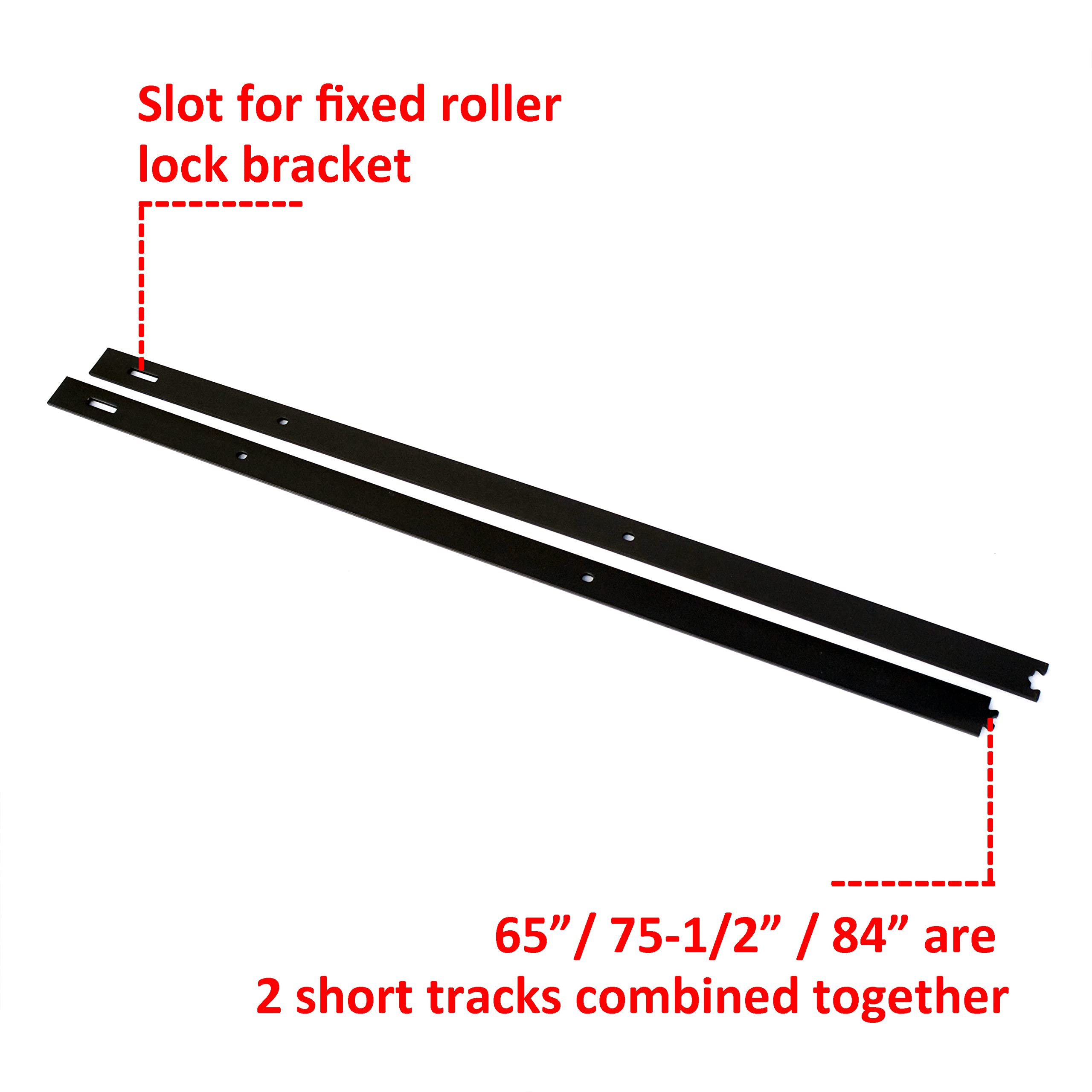 DIYHD 75-1/2" Multi-fold Door Hardware,Top Mount Bi Folding Barn Door ...