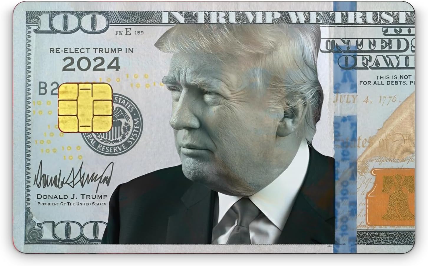 Amazon.com : Donald Trump Rally attack 2024 Credit Card Skin, Debit ...