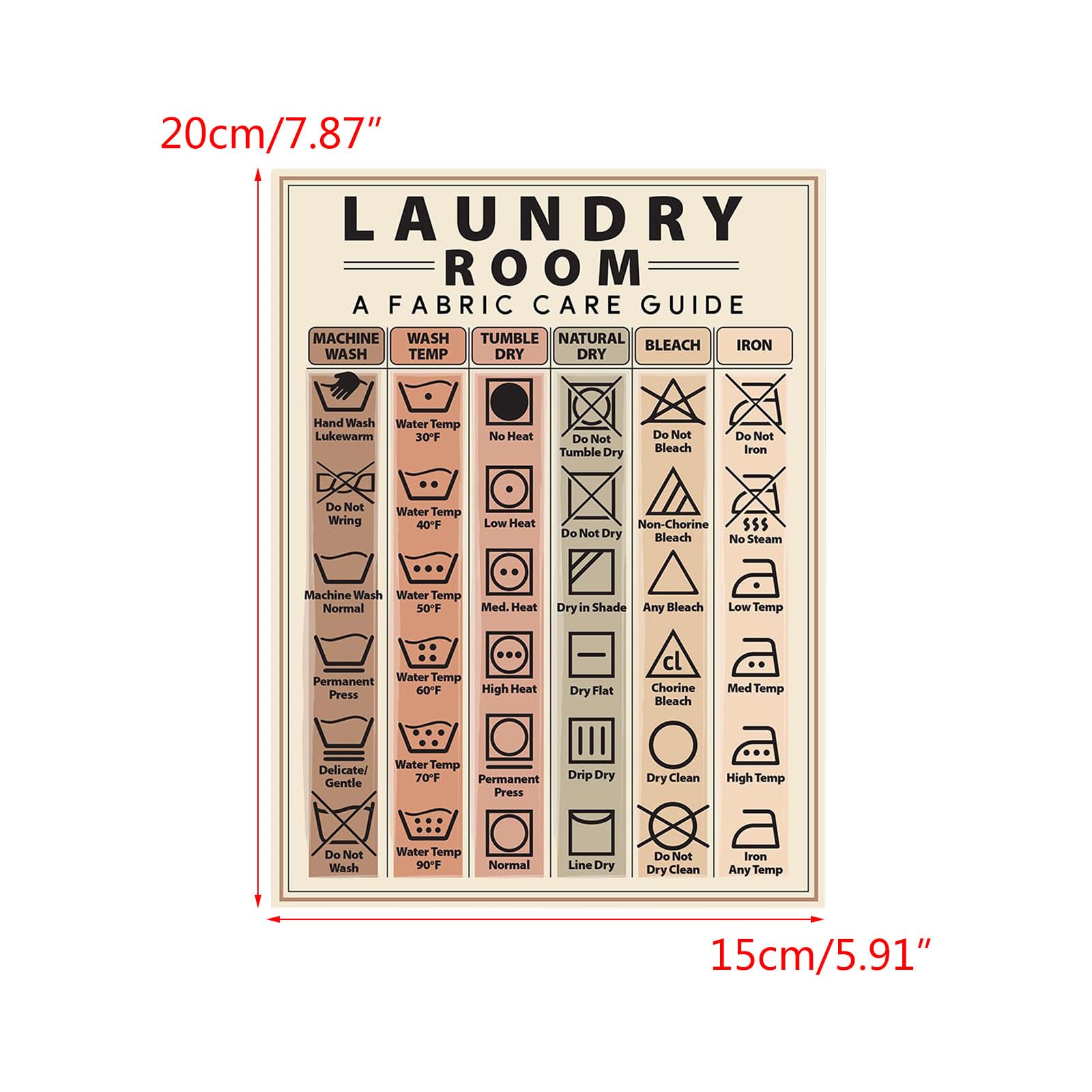Wash Care Symbols A Printable Laundry Guide Anything Printable Guides