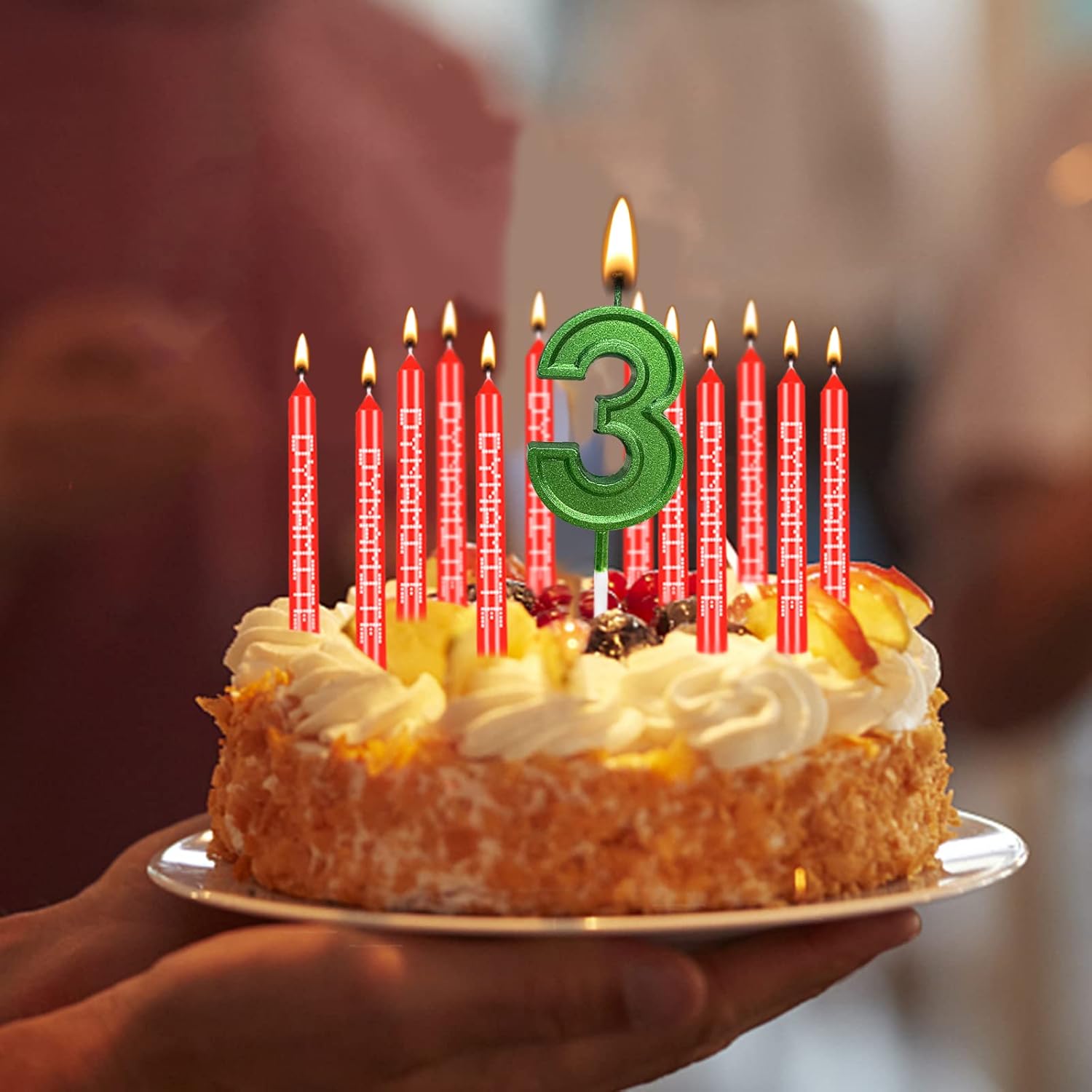 13 velas TNT de pastel de cumpleaños, diseño temático 3D, para boda ...