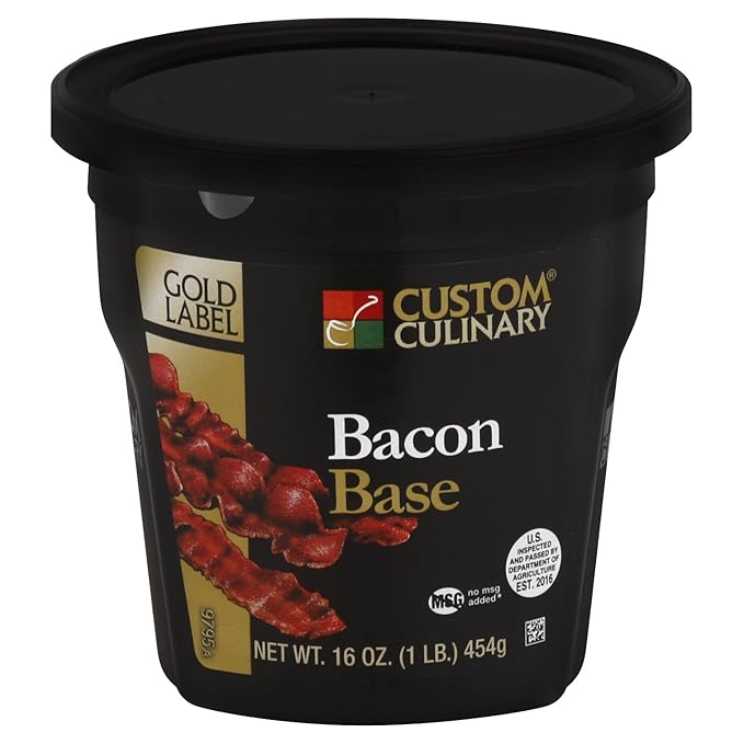 Amazon.com: Custom Culinary Gold Label Base Bacon, 1 Pound : Grocery ...