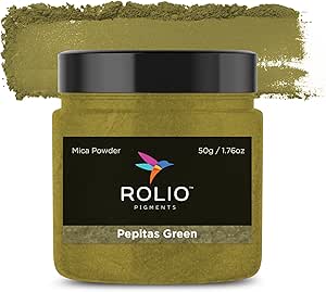 Amazon.com: Rolio Premium Mica Powder - Pepitas Green (50G / 1.76oz ...