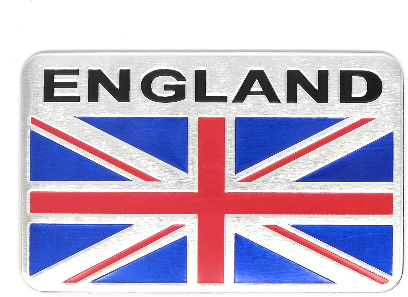 Amazon.com: Car Alloy Aluminum England Britain Flag Shield Emblem Decal ...