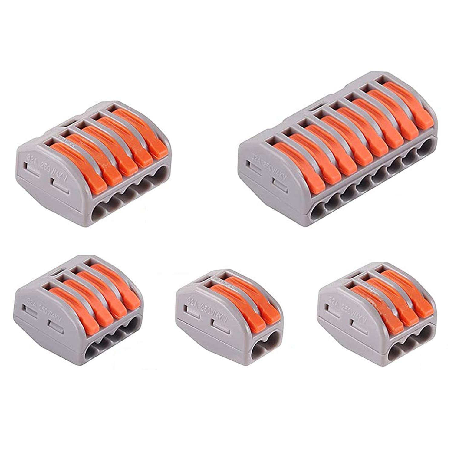 Conectores de bloque de terminal de cable, 50 Piezas conectores de ...
